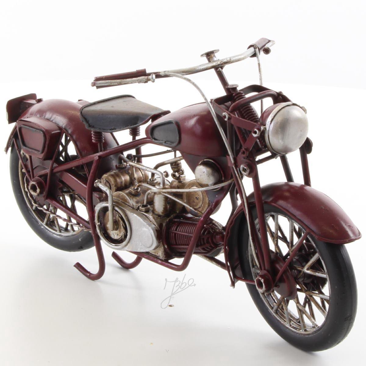 Maddeco - blikken - motor - rood - decoratie | bol.com