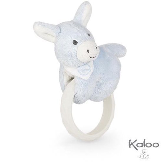 Kaloo Les Amis Baby - Ezel met bijtring blauw | bol.com