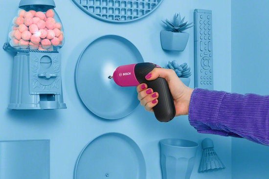 Bosch IXO 6 Pink Accu Schroefmachine - 3,6V Li-Ion - Incl. 10 bits ...