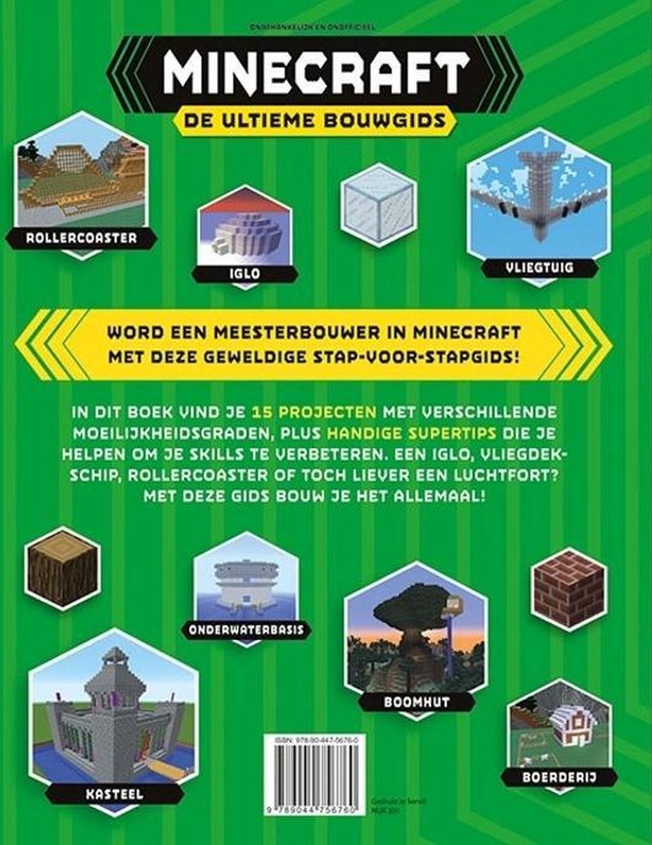 Minecraft - De ultieme bouwgids, Joey Davey | 9789044756760 | Boeken | bol