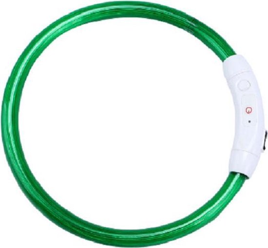 LED - Honden halsband - USB Oplaadbaar - Groen | bol.com