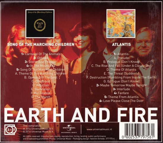 Song Of The Marching Children, Earth & Fire | CD (album) | Muziek | bol