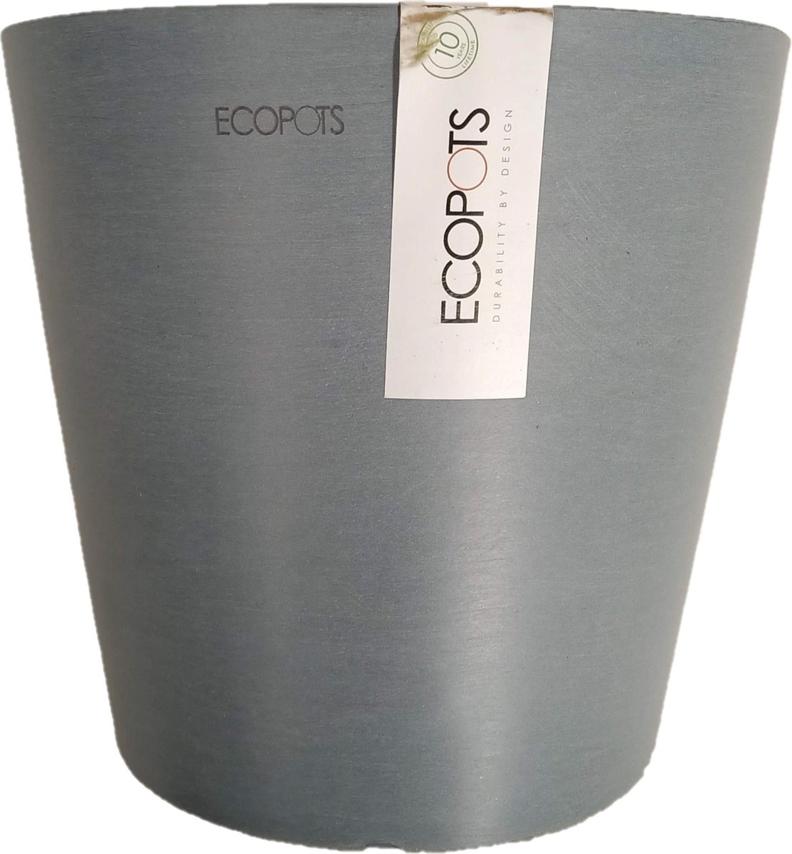ECOPOTS Amsterdam 60 cm met wielen bluestone | bol.com