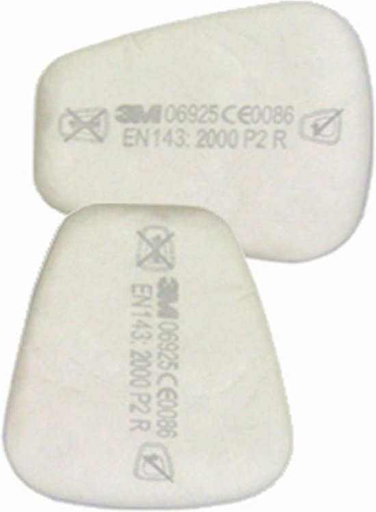 3M 06925 stoffilter P2 (2 stuks) | bol