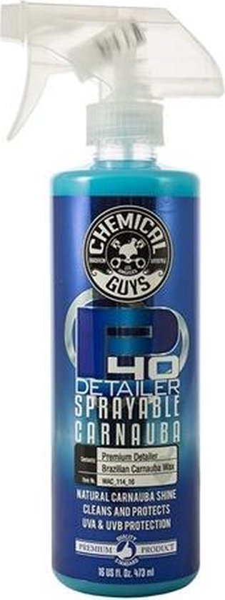 Chemical Guys - P40 Quick Detailer Spray Carnauba Wax - 473ml | bol