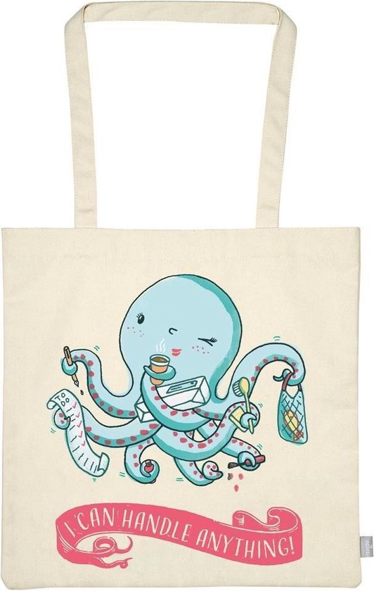Moses Shopper Octopus Katoen 39 X 42 Cm | bol.com