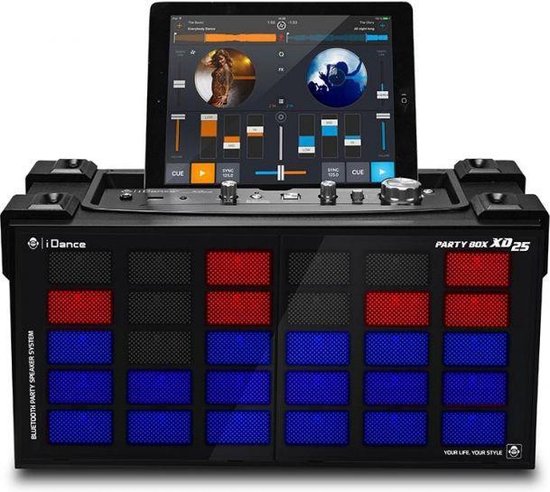 iDance XD25 Bluetooth Party Speaker met Mixer, Echo, Voice Changer ...