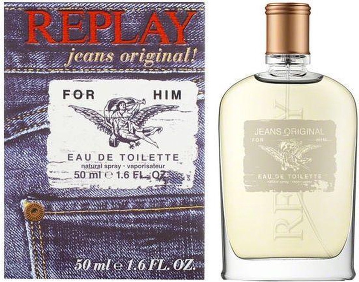 Replay Jeans Original For Him Eau De Toilette 50 Ml (man) | bol