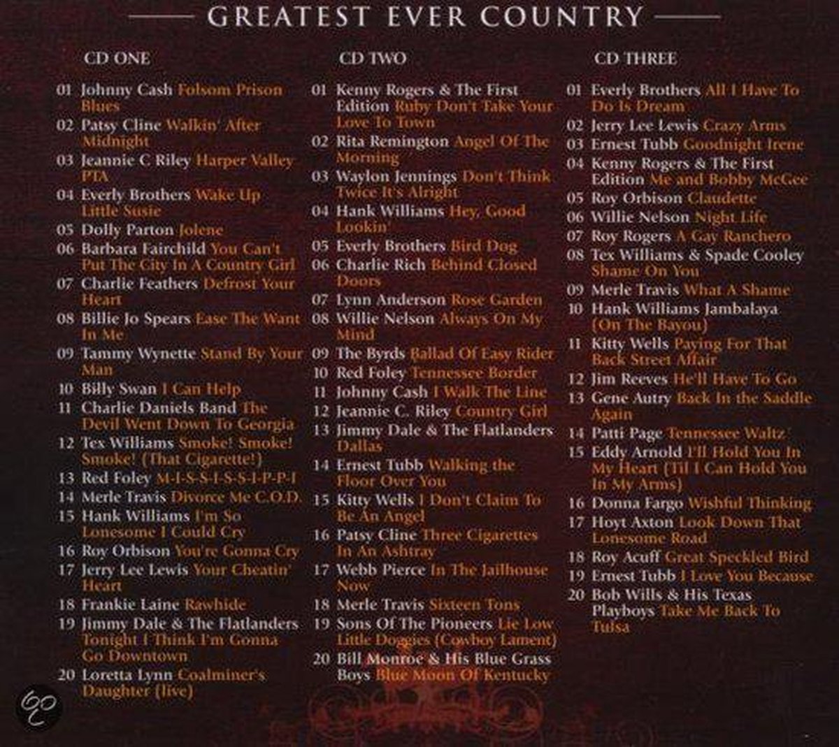 Greatest Ever Country, various artists | CD (album) | Muziek | bol