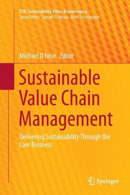 CSR, Sustainability, Ethics & Governance- Sustainable Value Chain ...