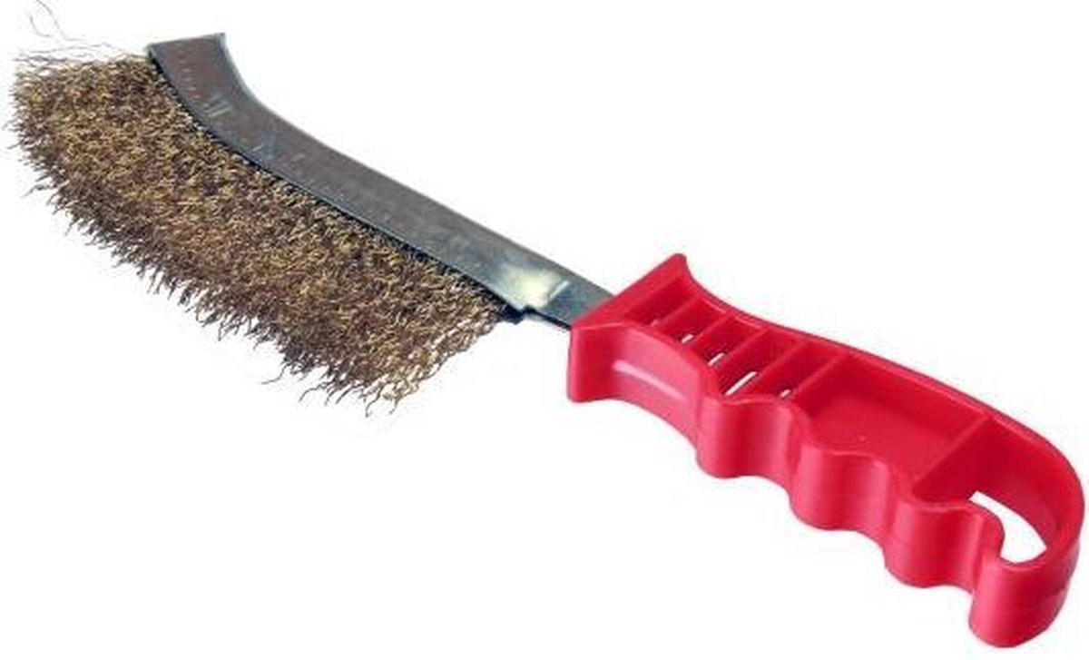Koperen Hand draadborstel 2-stuks | bol