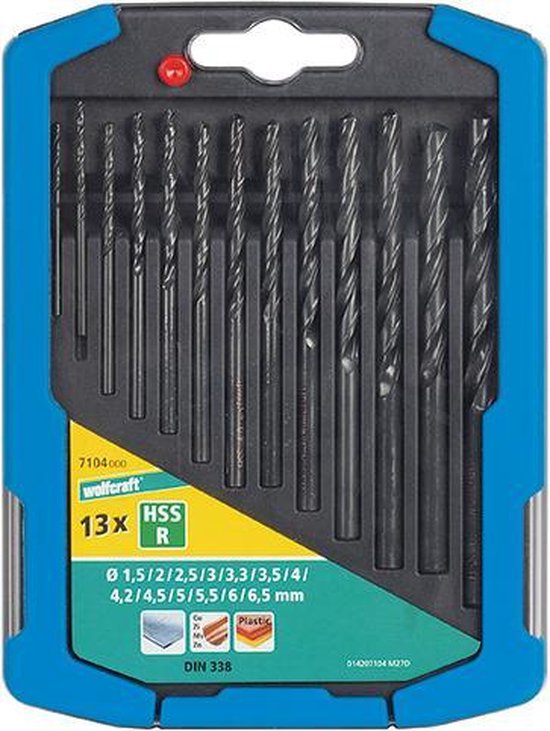 Borenset Wolfcraft 7104000 Metaal 13 Onderdelen | bol
