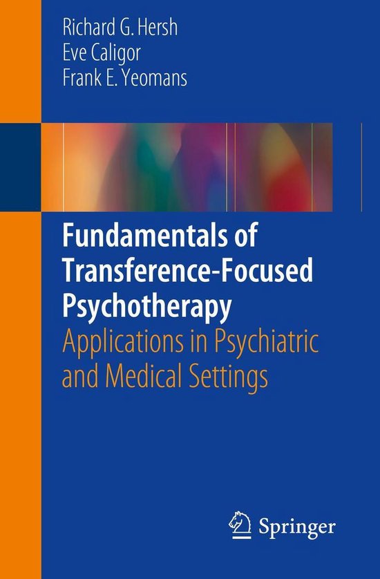 Fundamentals of Transference-Focused Psychotherapy (ebook), Richard G ...