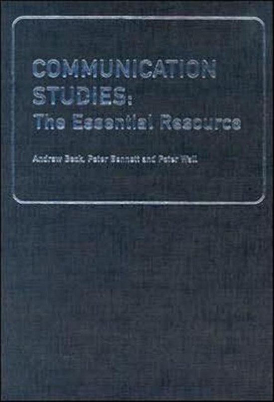 Essentials- Communication Studies | 9780415287920 | Peter Bennett ...
