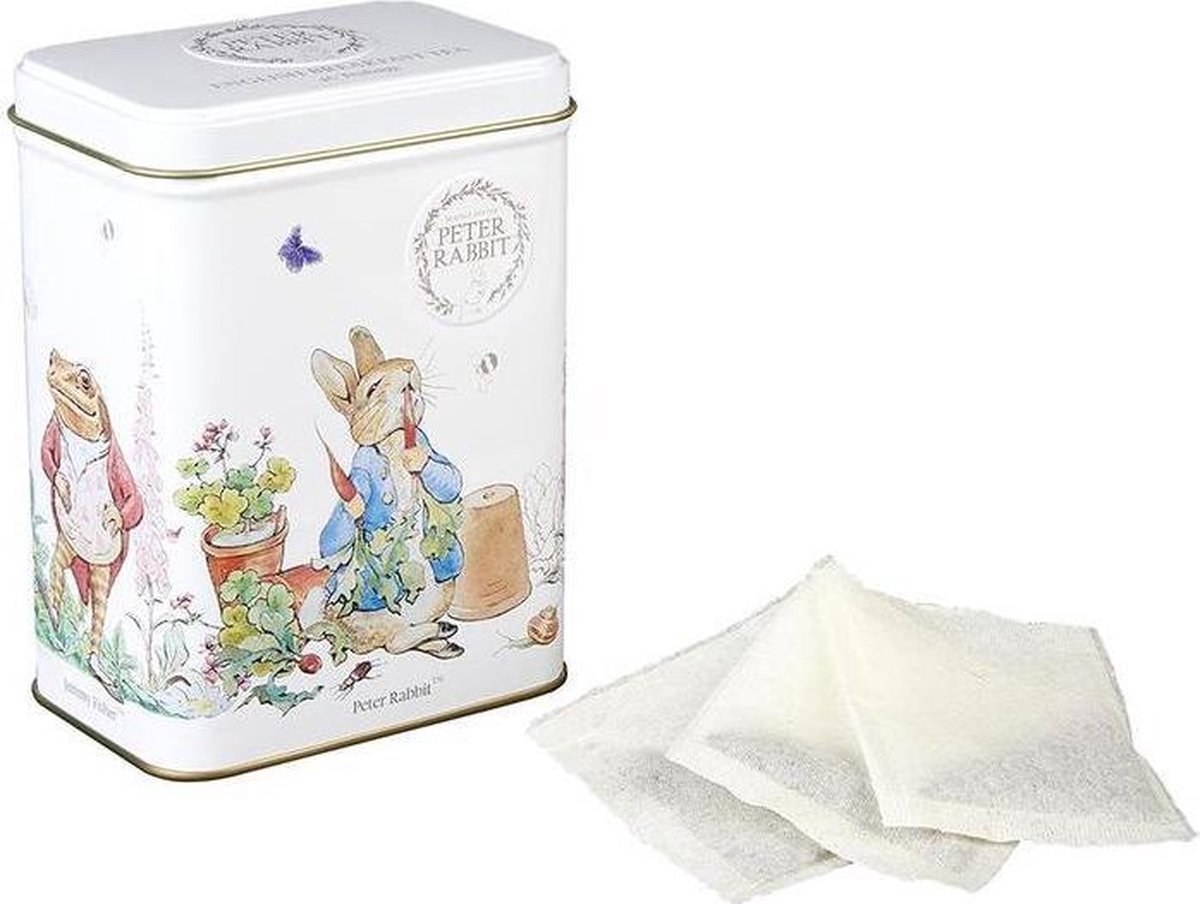 New English Teas Beatrix Potter Peter rabbit English Tin 40 Tebags ...