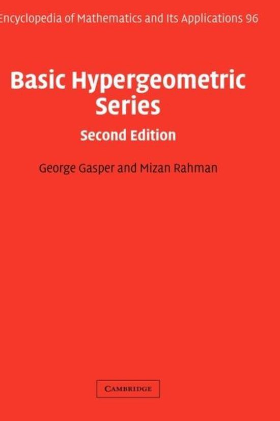 Basic Hypergeometric Series | 9780521833578 | George Gasper | Boeken | bol.com