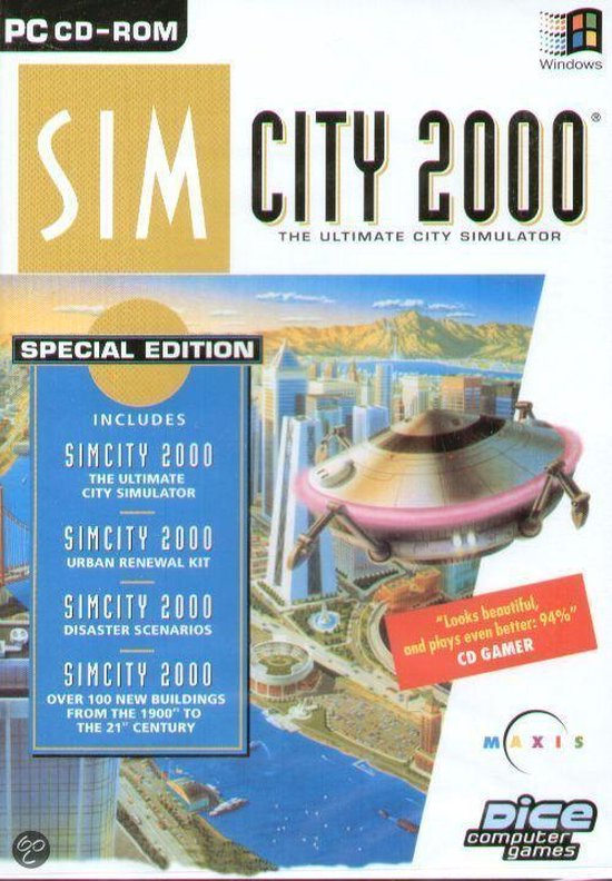 Sim City 2000 - PC, Good Windows 98, Windows 95 | bol.com