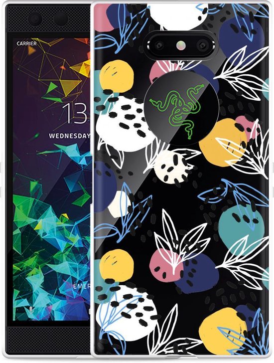 Razer Phone 2 Hoesje Abstract Flowers - Designed by Cazy | bol.com
