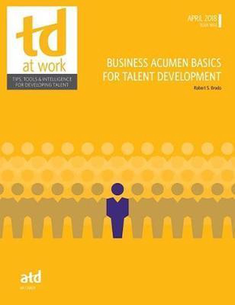 TD at Work (formerly Infoline)- Business Acumen Basics for Talent Development |... | bol
