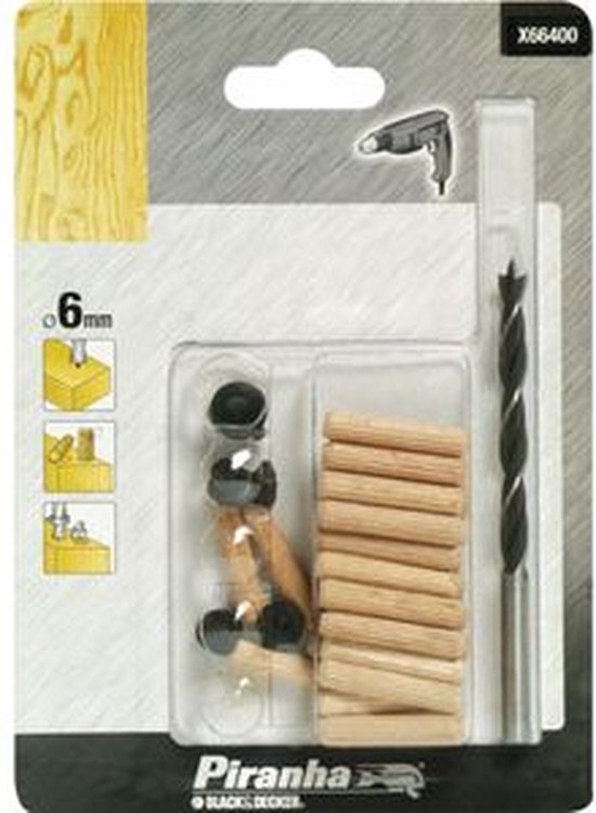 Piranha Deuvelset compleet 6mm X66400 | bol