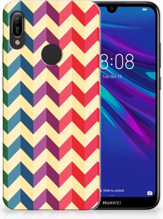 Huawei Y6 2019 | Y6 Pro 2019 TPU bumper Zigzag Color | bol.com