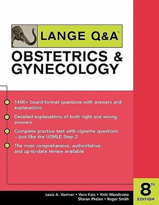 Lange Q&A Obstetrics & Gynecology, Eighth Edition | 9780071461399 | Louis Vontver | Boeken | bol