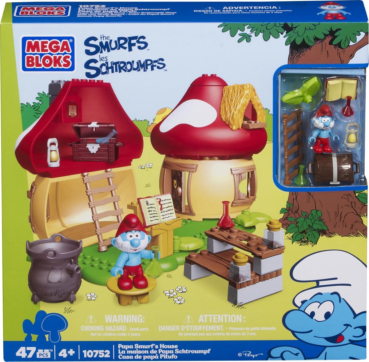 Mega Bloks Smurfen Huis Grote Smurf | bol