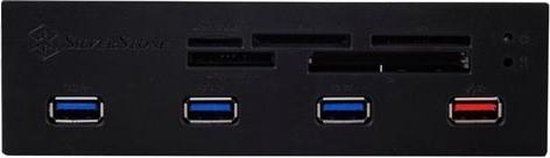 Silverstone FP56 5.25'' I/O ports paneel Zwart | bol.com