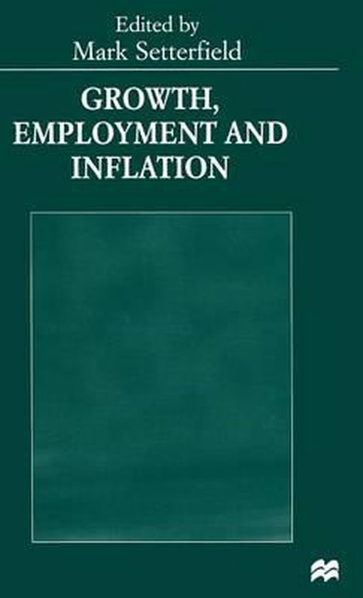 Growth, Employment and Inflation, John Cornwall | 9780333717943 ...