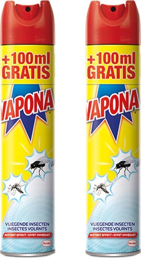 Vapona Vliegende Insecten Spray 2 x 400 ml | bol