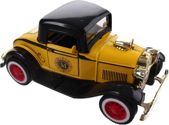 Toi-toys Schaalmodel Classic Cars Die-cast Geel/zwart 12 Cm | bol