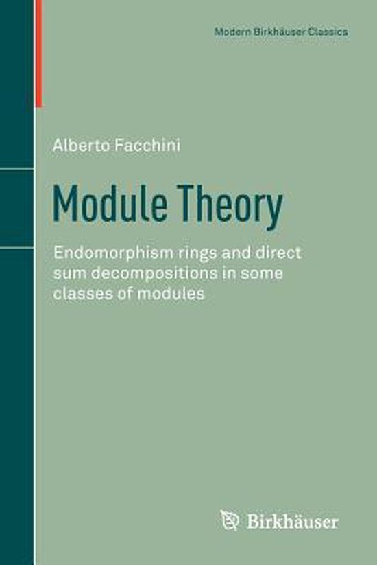 Module Theory | 9783034803021 | Alberto Facchini | Boeken | bol.com
