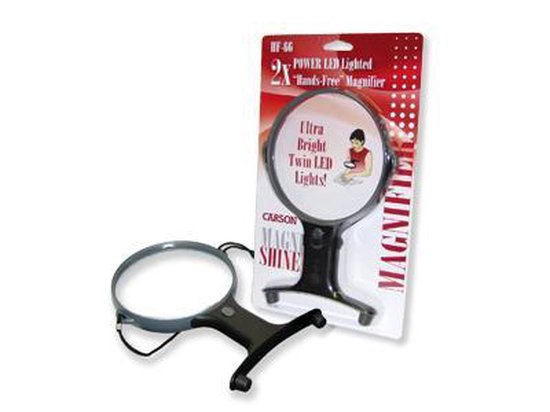Carson HF-66 MagniFree vrije hand loep met LED verlichting | bol.com