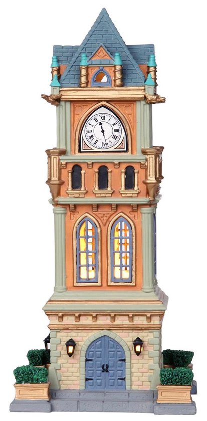 Lemax - Municipal Clock Tower - B/o Led - Kersthuisjes & Kerstdorpen | bol