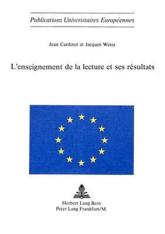L'Enseignement de La Lecture Et Ses Resultats, Jacques Weiss, Weiss ...