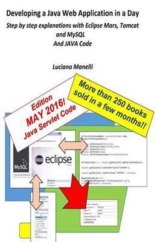 Developing a Java Web Application in a Day | 9781523251438 | Luciano Manelli | Boeken | bol