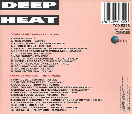 Deep Heat - 26 Hottest House Hits, various artists | Muziek | bol
