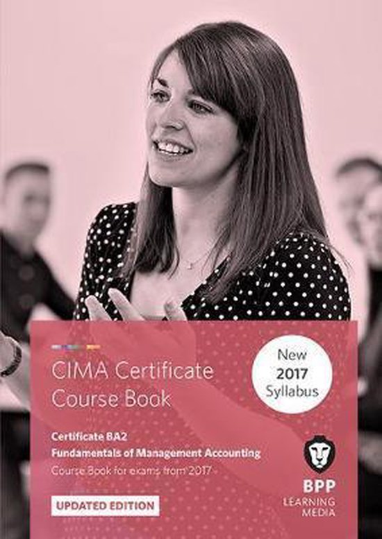 CIMA BA2 Fundamentals of Management Accounting | 9781509711598 | BPP ...