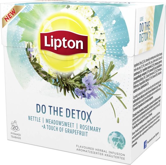 Lipton Thee Infusion Detox - 6 x 20 stuks - Voordeelverpakking | bol