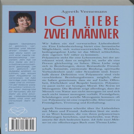 Ich liebe zwei Manner, Ageeth Veenemans | 9789081619325 | Boeken | bol.com