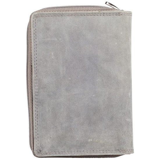 Leren portemonnee Burkely Stacey Multi Wallet Loop - Grijs | bol