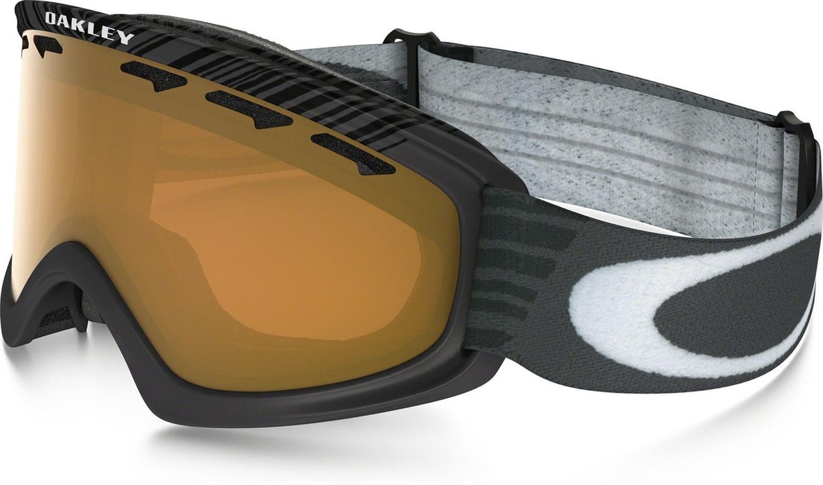 Oakley Skibril - Unisex - zwart/grijs/wit | bol.com