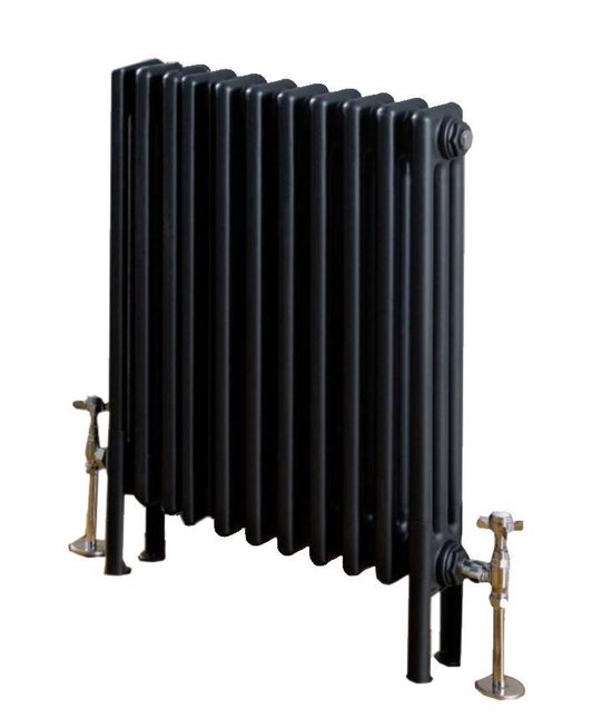 Design radiator verticaal 2 kolom staal mat antraciet 60x51,8cm 693 ...