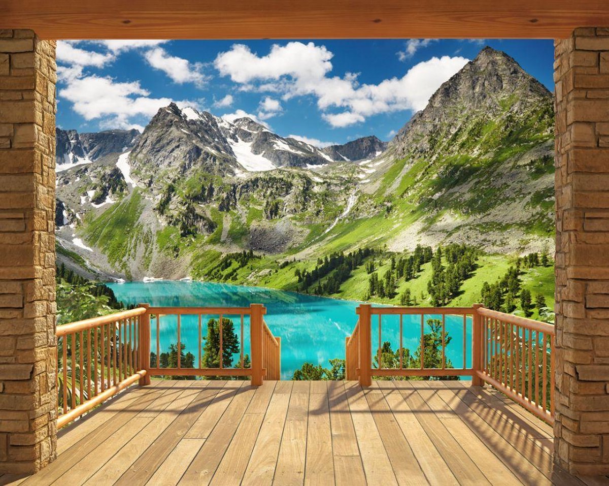 Walltastic Posterbehang Bergen - Behang - 305x244 cm | bol.com