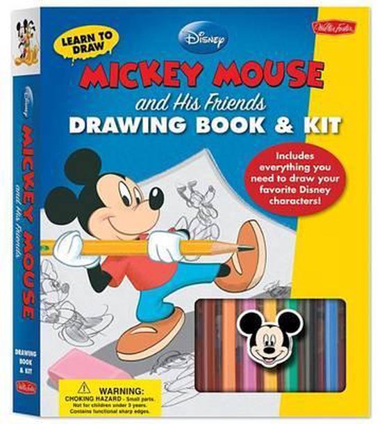 Mickey Mouse and His Friends Drawing Book & Kit, Disney Storybook ...