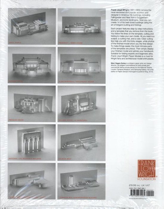 Frank Lloyd Wright Paper Models, Marc Hagan-Guirey | 9781786270061 ...