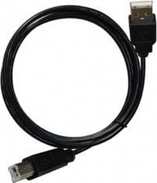 Vakoss USB 2.0 A-B MM 1.0 USB-kabel 1,8 m USB A USB B Zwart | bol