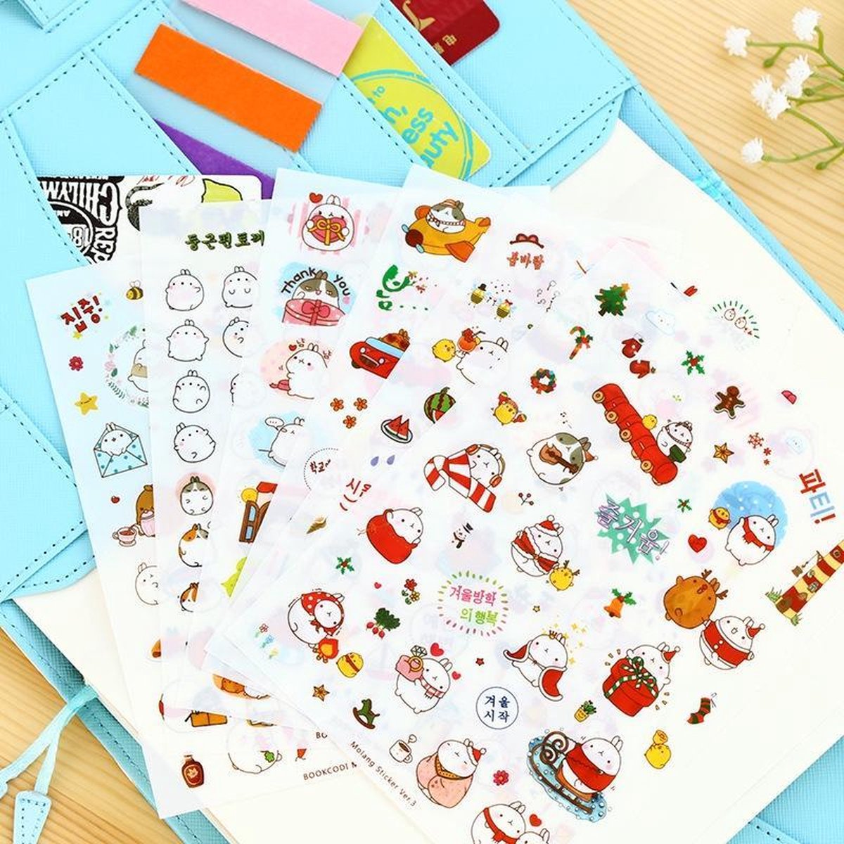 Kawaii stickers (6 vel) met konijntjes - leuke plaatjes voor ...