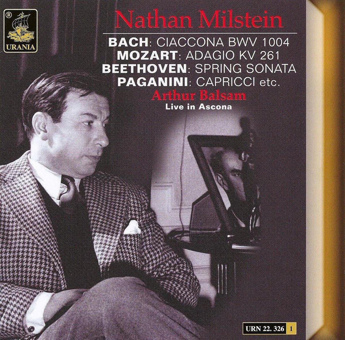 Nathan Milstein Plays Bach, Mozart,, Nathan Milstein | CD (album ...