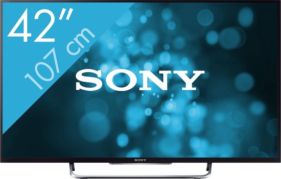 Sony KDL-42W805B tv 106,7 cm (42") Full HD Smart TV Wifi Zwart | bol